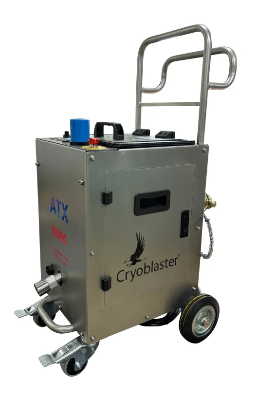 ATX nano-E: precision dry ice blasting machine